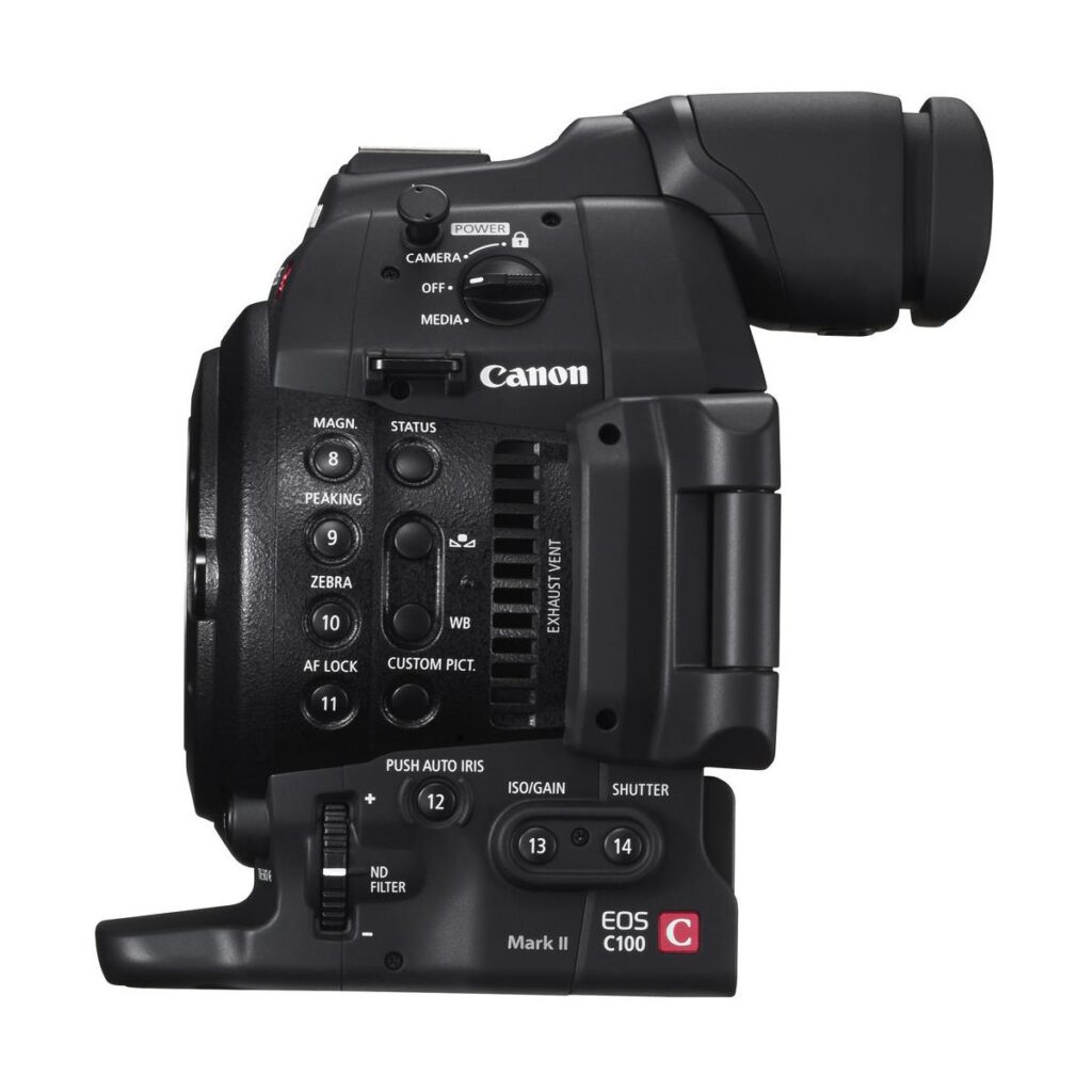 Canon EOS C100 Mark II Digital HD Dual Pixel CMOS Camera with EF 24-105mm f4L IS II USM Lens ...