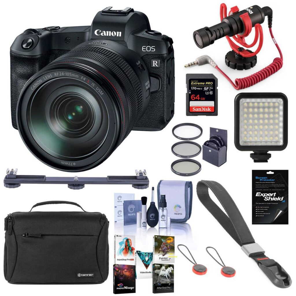 Canon EOS R Mirrorless Camera with Canon RF 24-105mm F4 L IS Lens ...