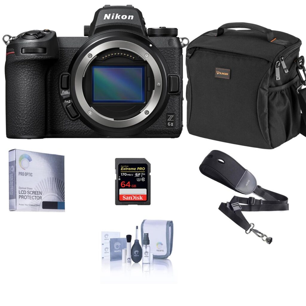 Nikon Z 6II Mirrorless Digital Camera Body with Accessories Kit ...
