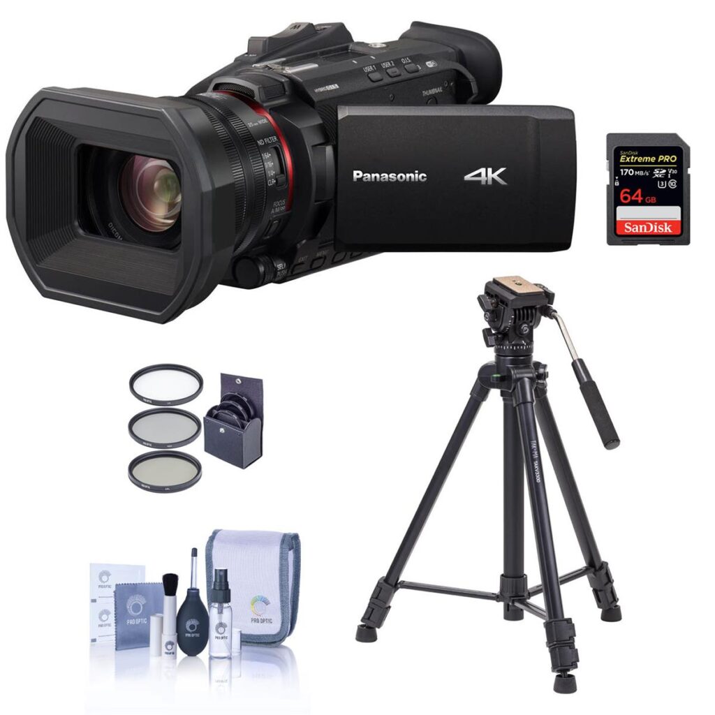 Panasonic HC-X1500 4K Pro Camcorder with 24x Optical Zoom, WiFi HD Live ...