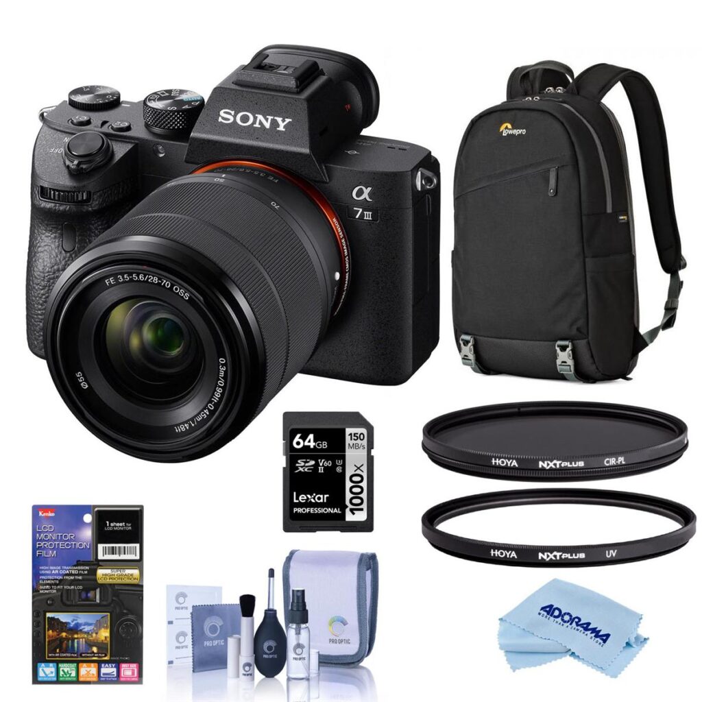 Sony Alpha a7 III 24MP UHD 4K Mirrorless Camera with FE 28-70mm Lens ...