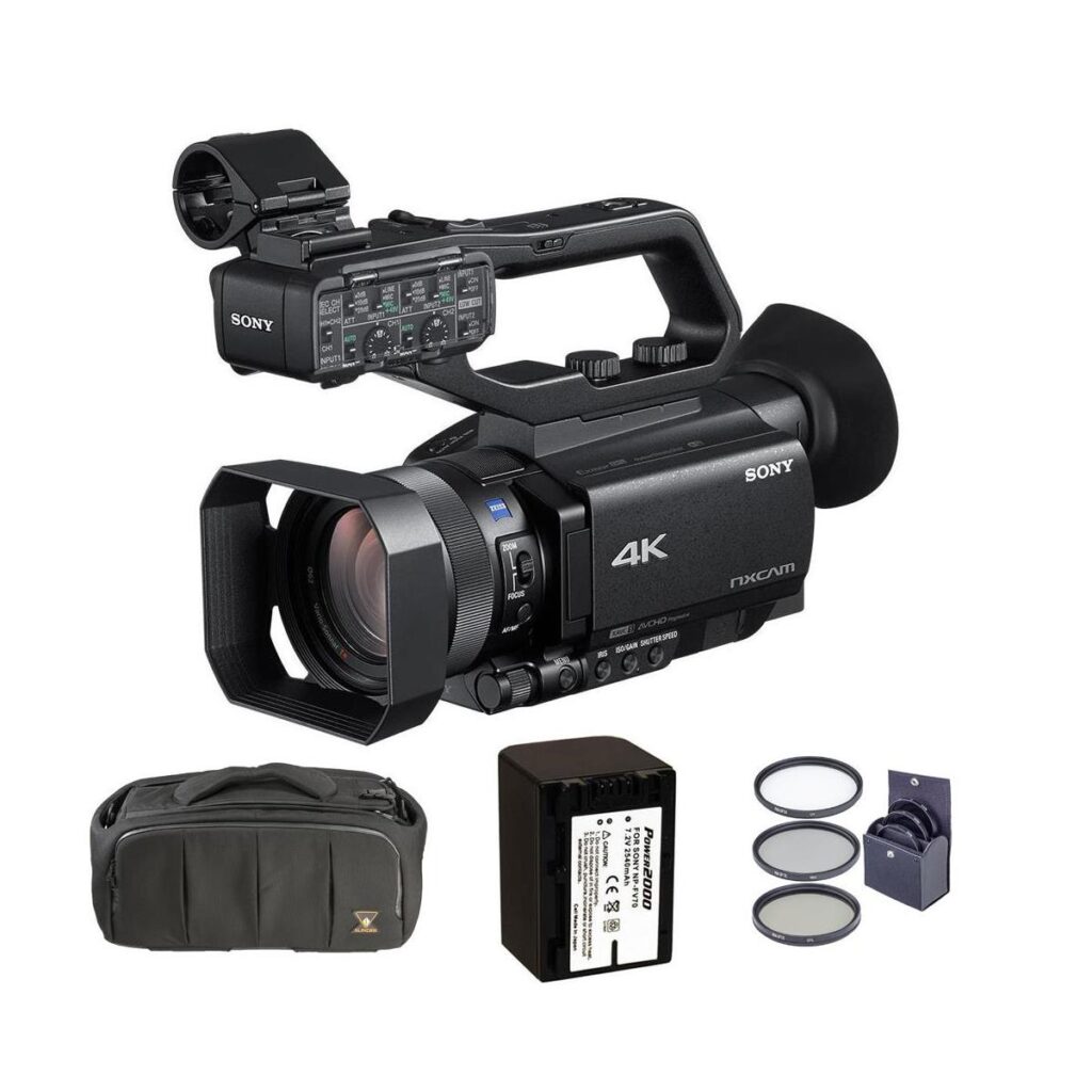 Sony HXR-NX80 Compact 1 NXCAM 4K Camcorder – Bundle With Video Bag ...