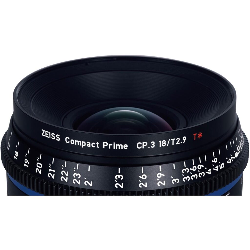 Zeiss 28mm T2.1 CP.3 Compact Prime Cine Lens (Feet) with PL Bayonet ...