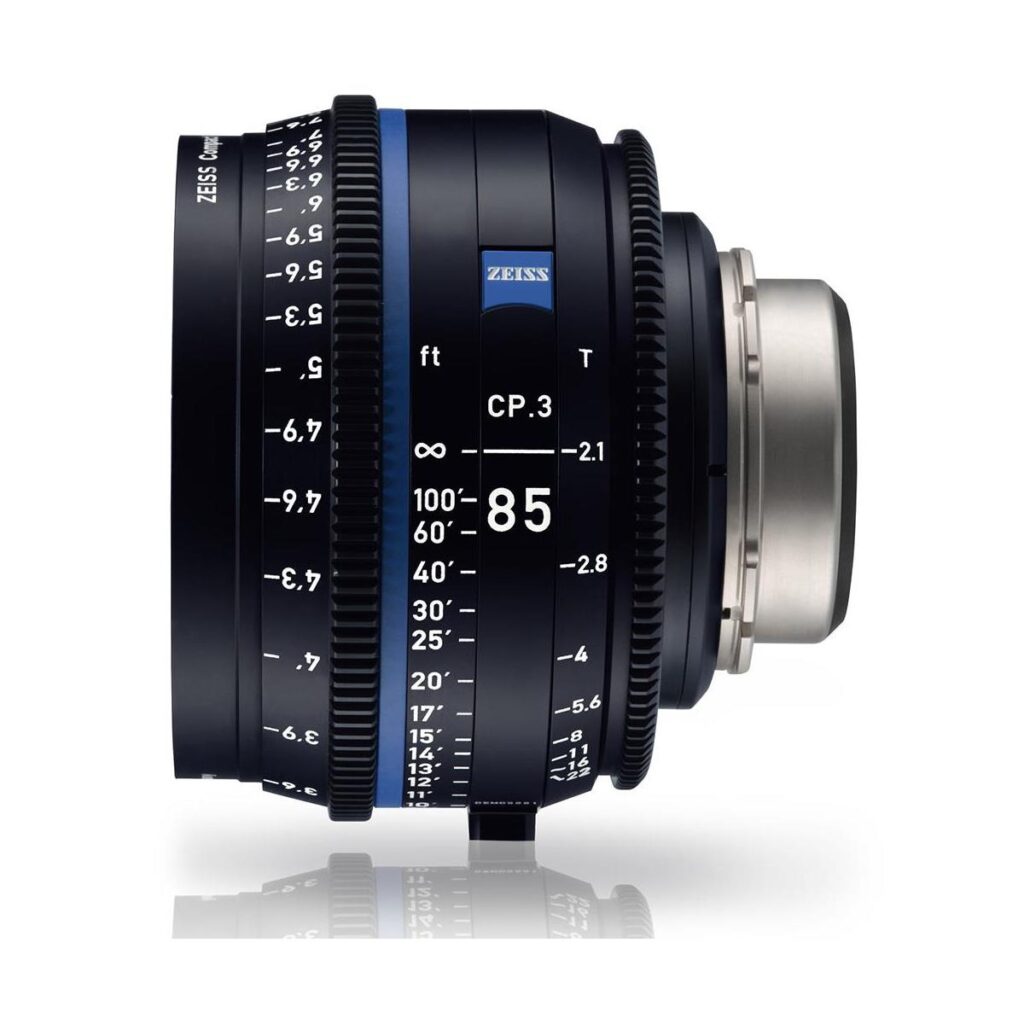 Zeiss 85mm T2.1 CP.3 Compact Prime Cine Lens (Metric) with PL Bayonet ...